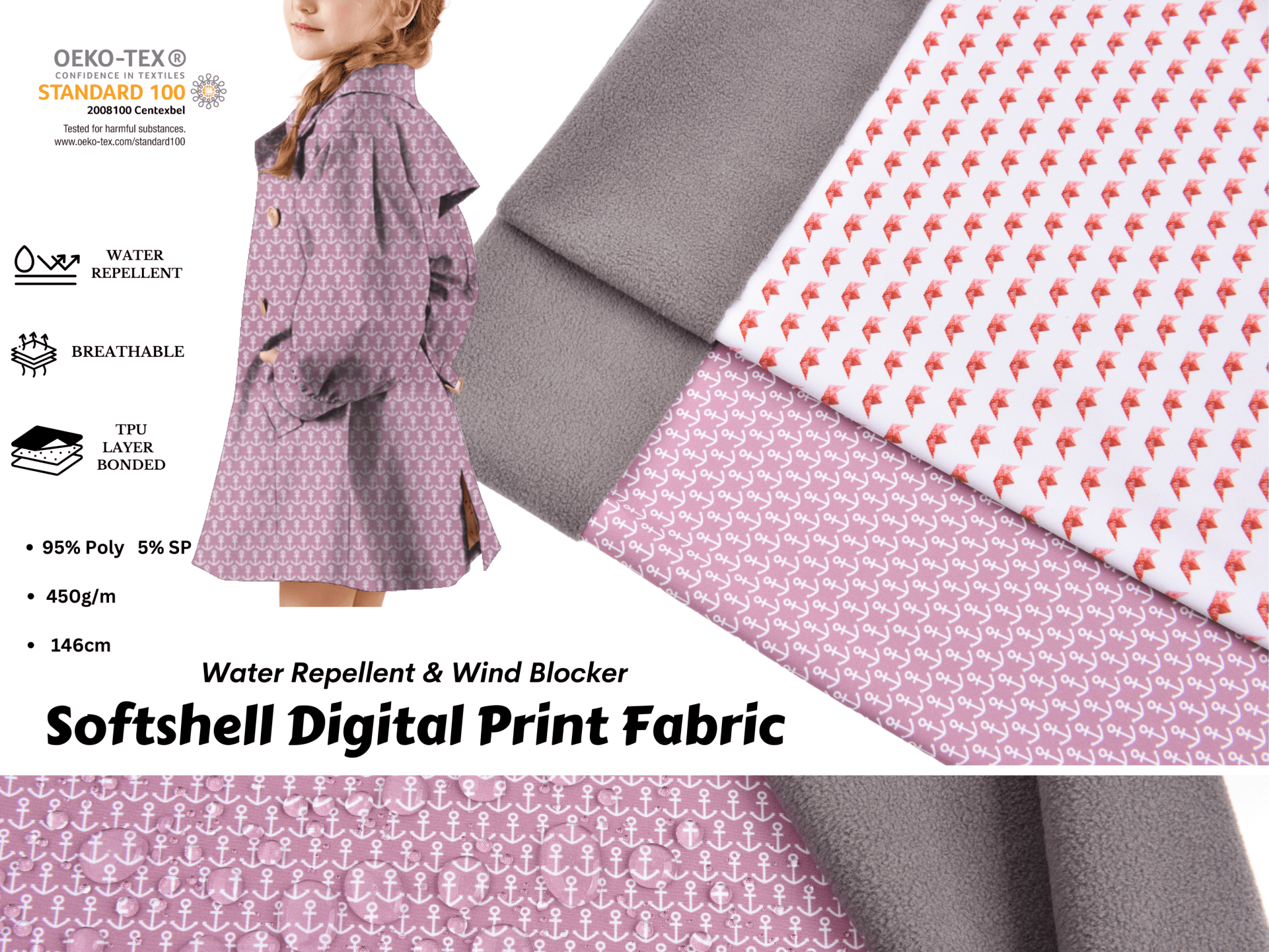 Softshell Digital Print Fabric – G.k Fashion Fabrics