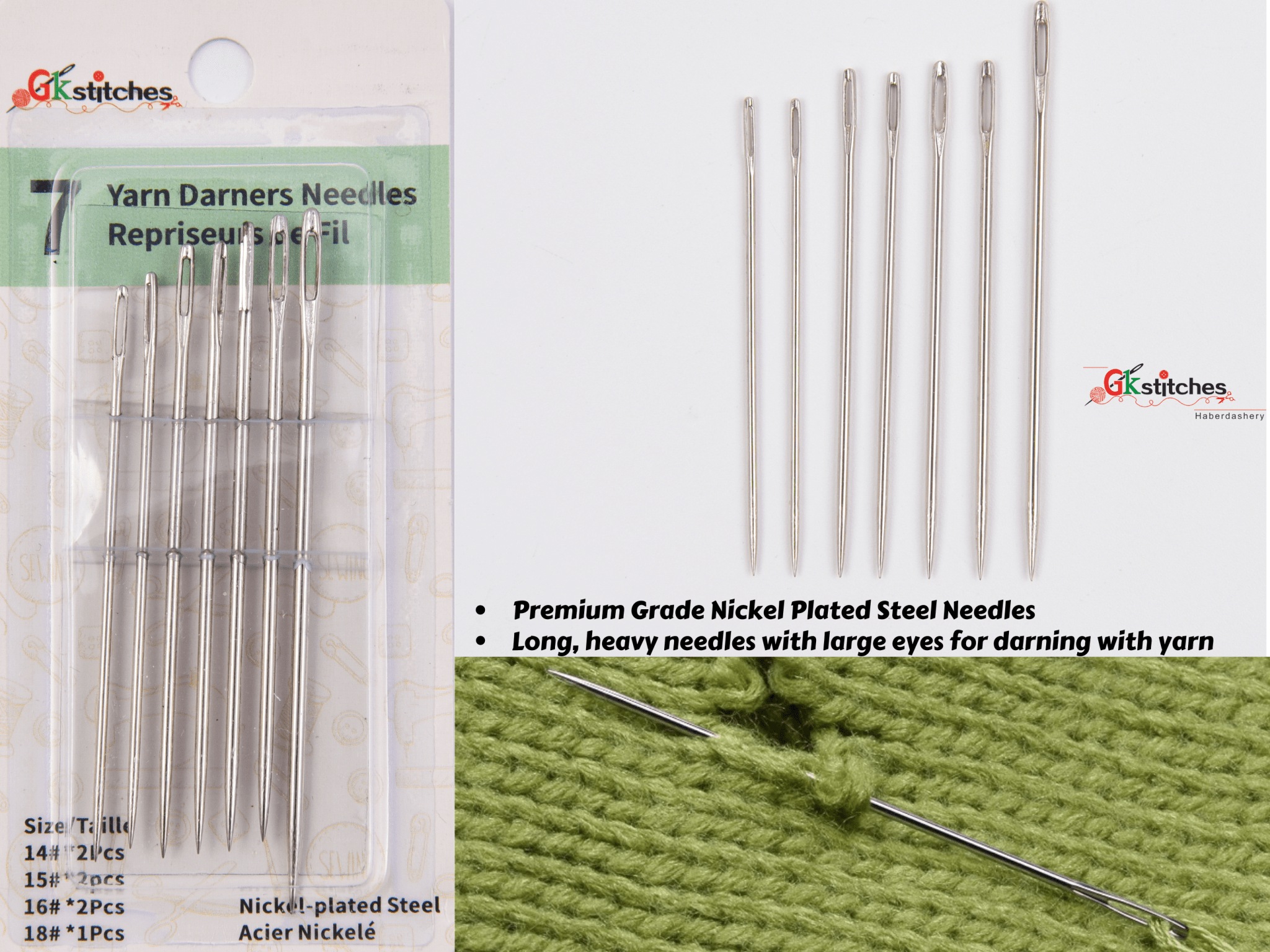 7 Yarn Darner Needles – G.k Fashion Fabrics