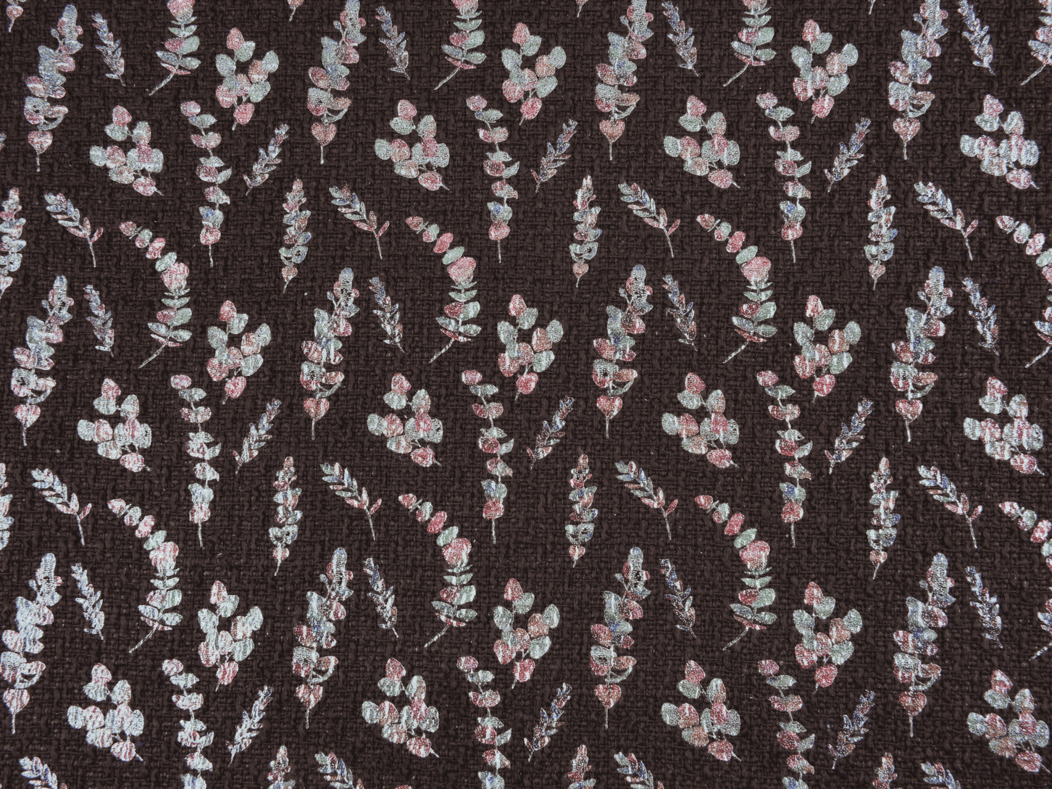 Acrylic Blended Tweed Fabric Sparkling print / Premium Designer Made ...