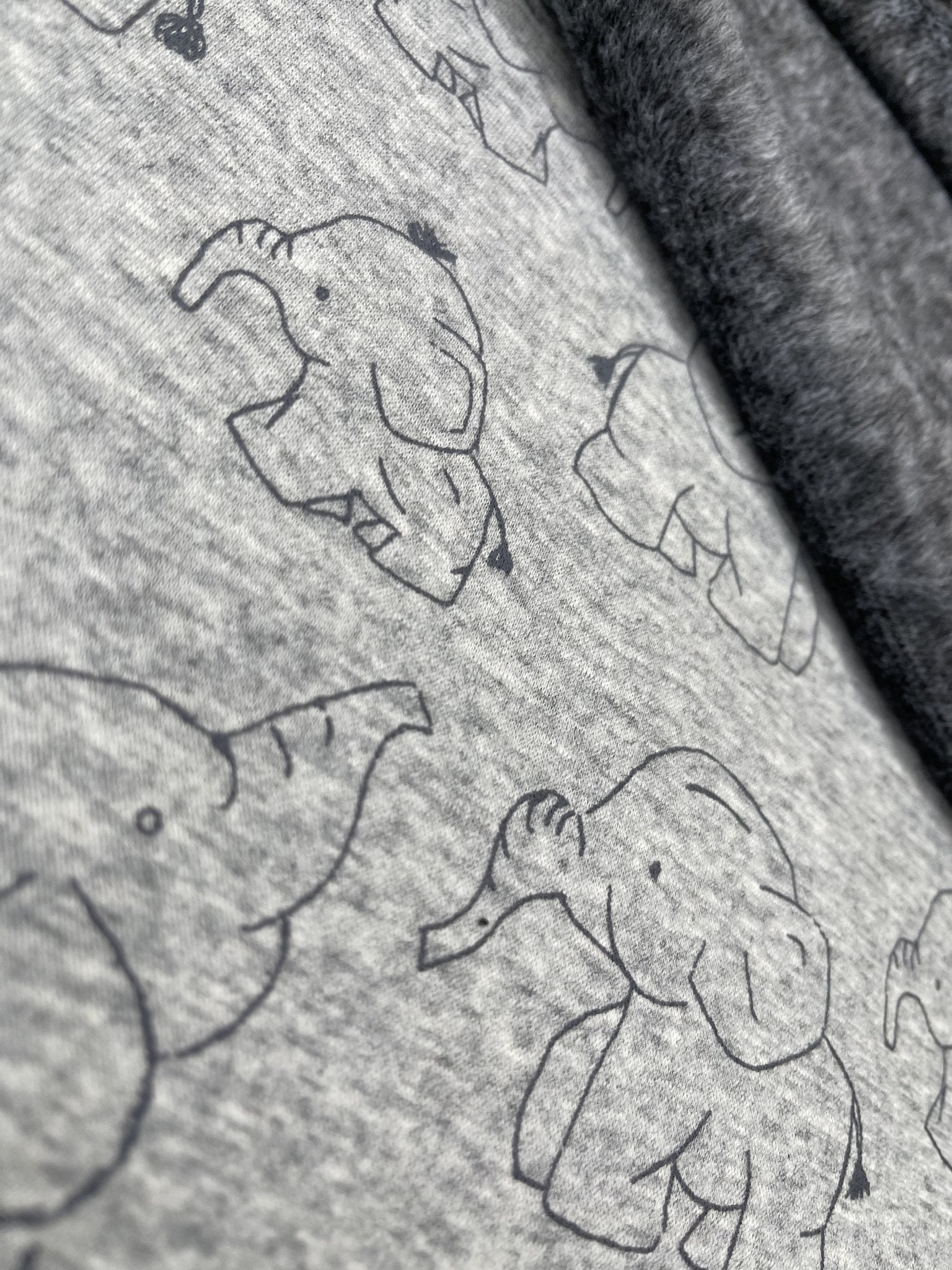 Alpine Fleece Elephants Print Fabric – G.k Fashion Fabrics