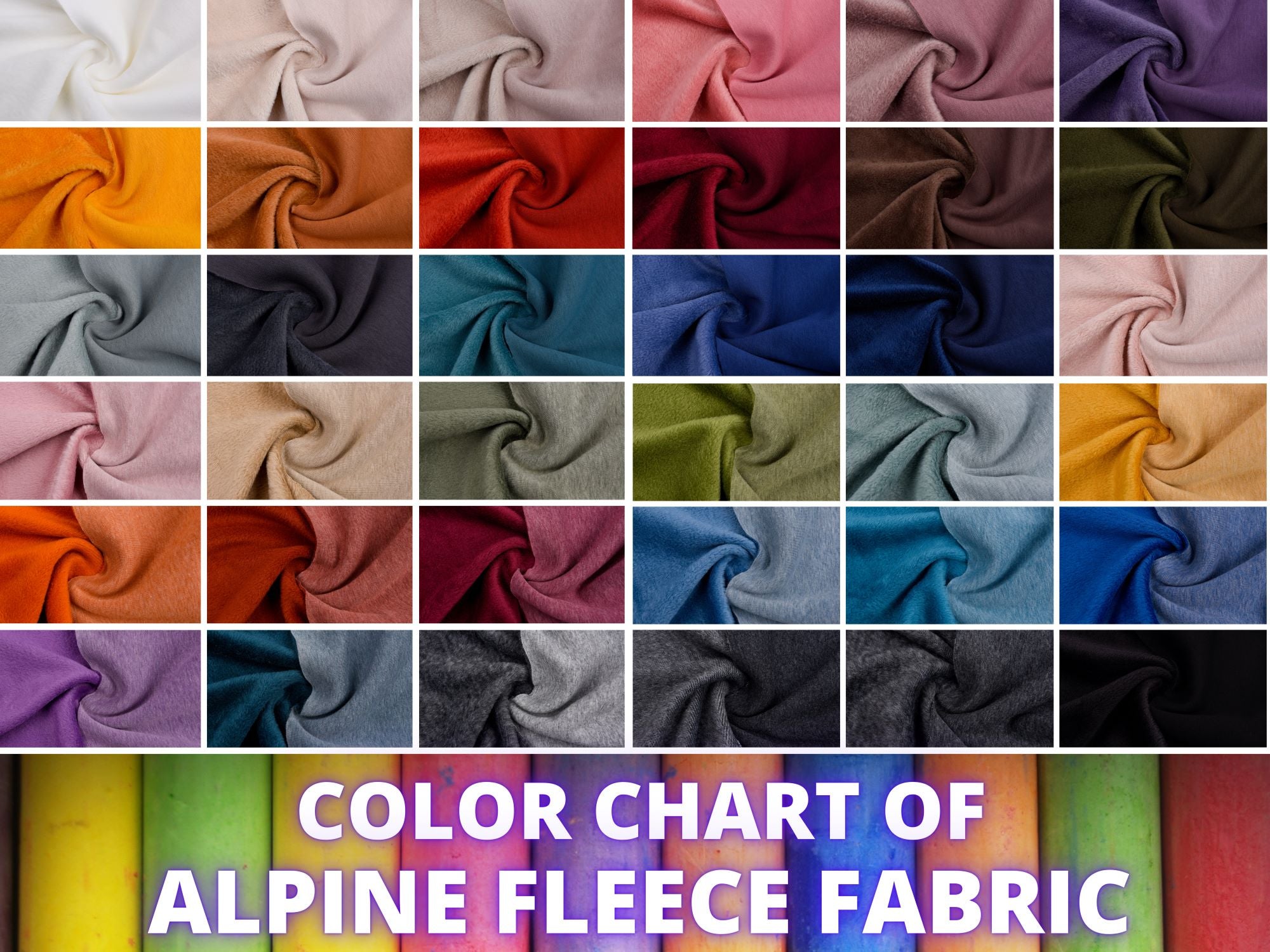 Alpine Fleece Plain Fabric With Matching Rib – G.k Fashion Fabrics