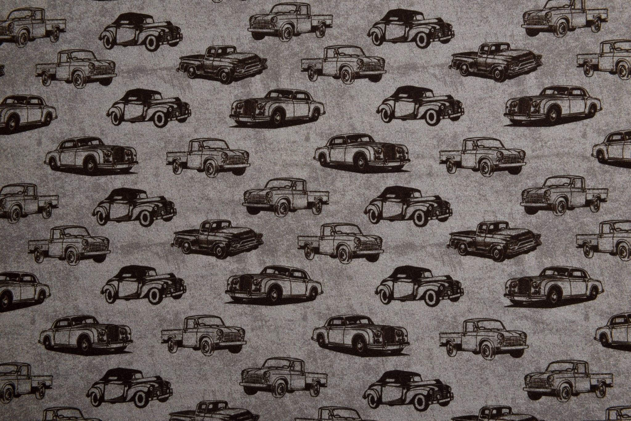 Alpine Fleece Retro Cars Print Fabric - 5006 – G.k Fashion Fabrics