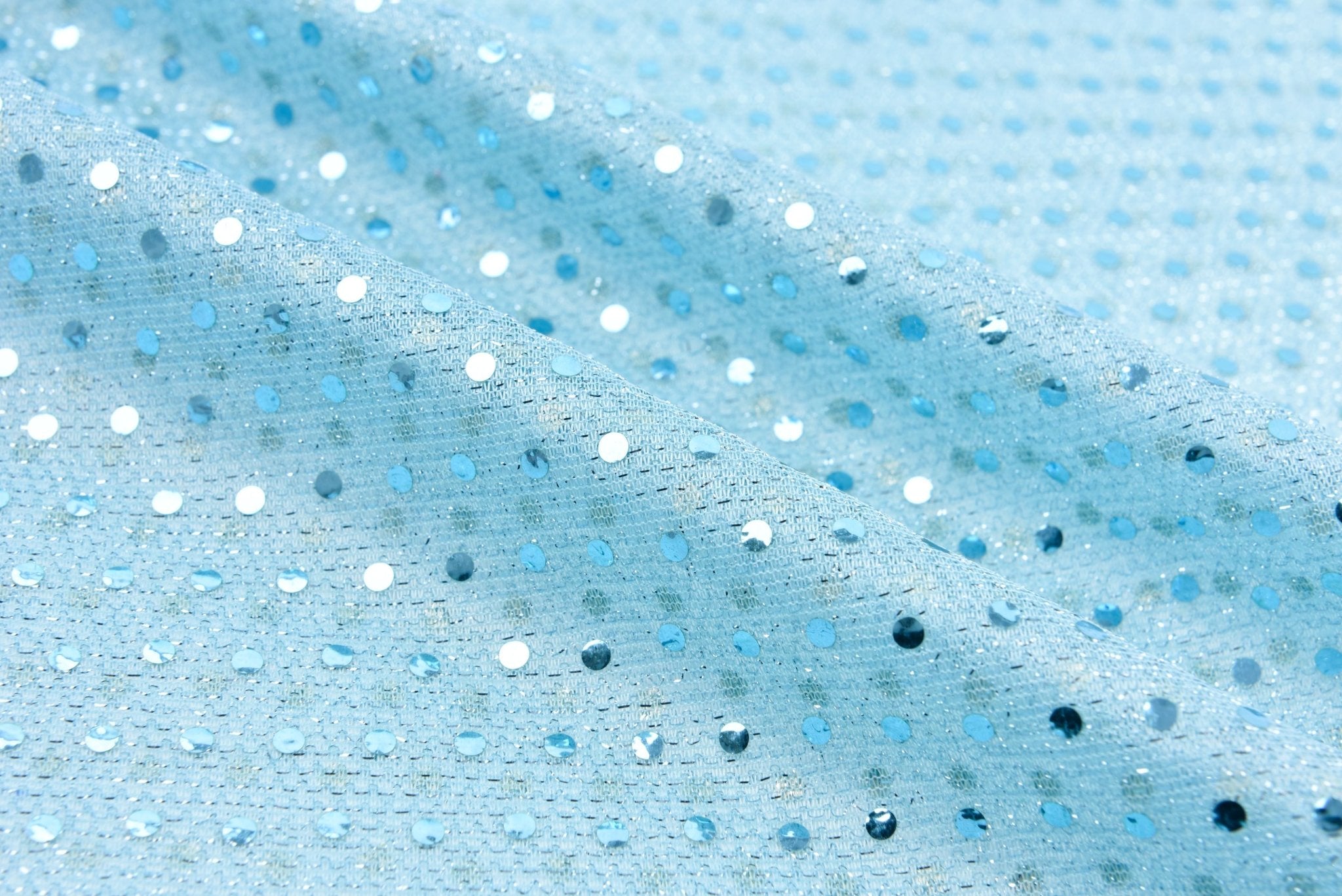 Confetti Dot Sequins Fabric / Glued 3mm Sequins Fabric / Shiny Sequin ...