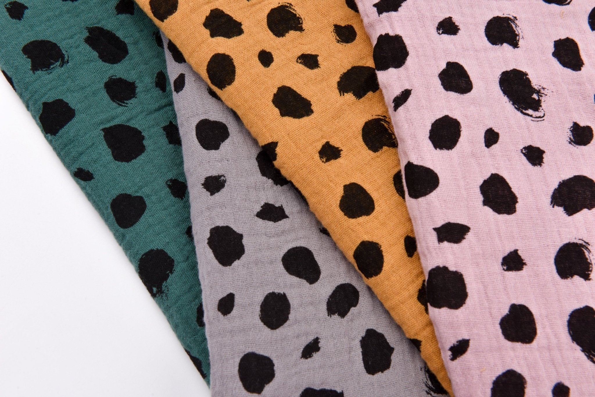 Double Gauze Splash Dots Print Fabric – G.k Fashion Fabrics