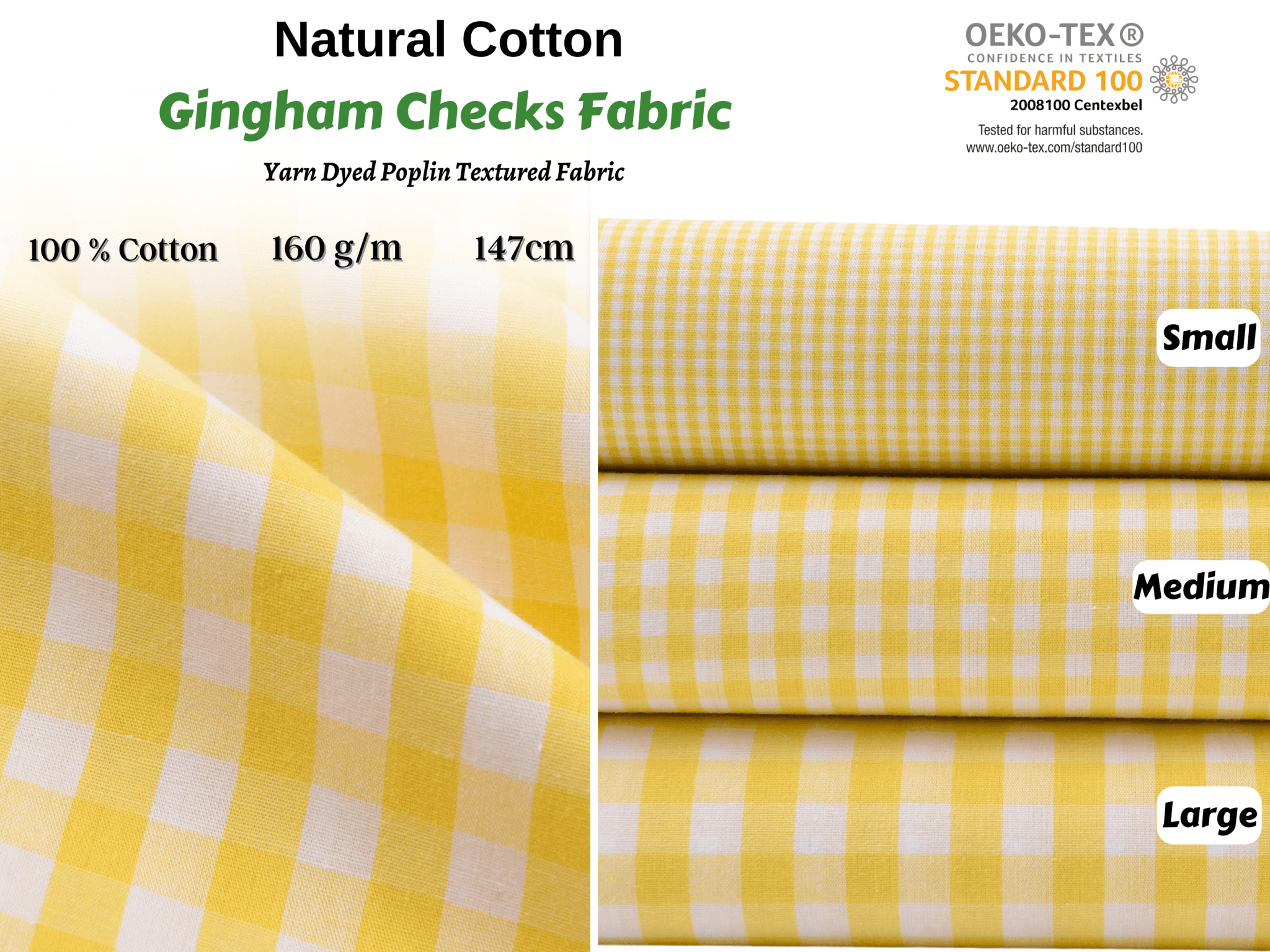 Gingham Checks Washed Cotton Fabric - GK 6599 – G.k Fashion Fabrics