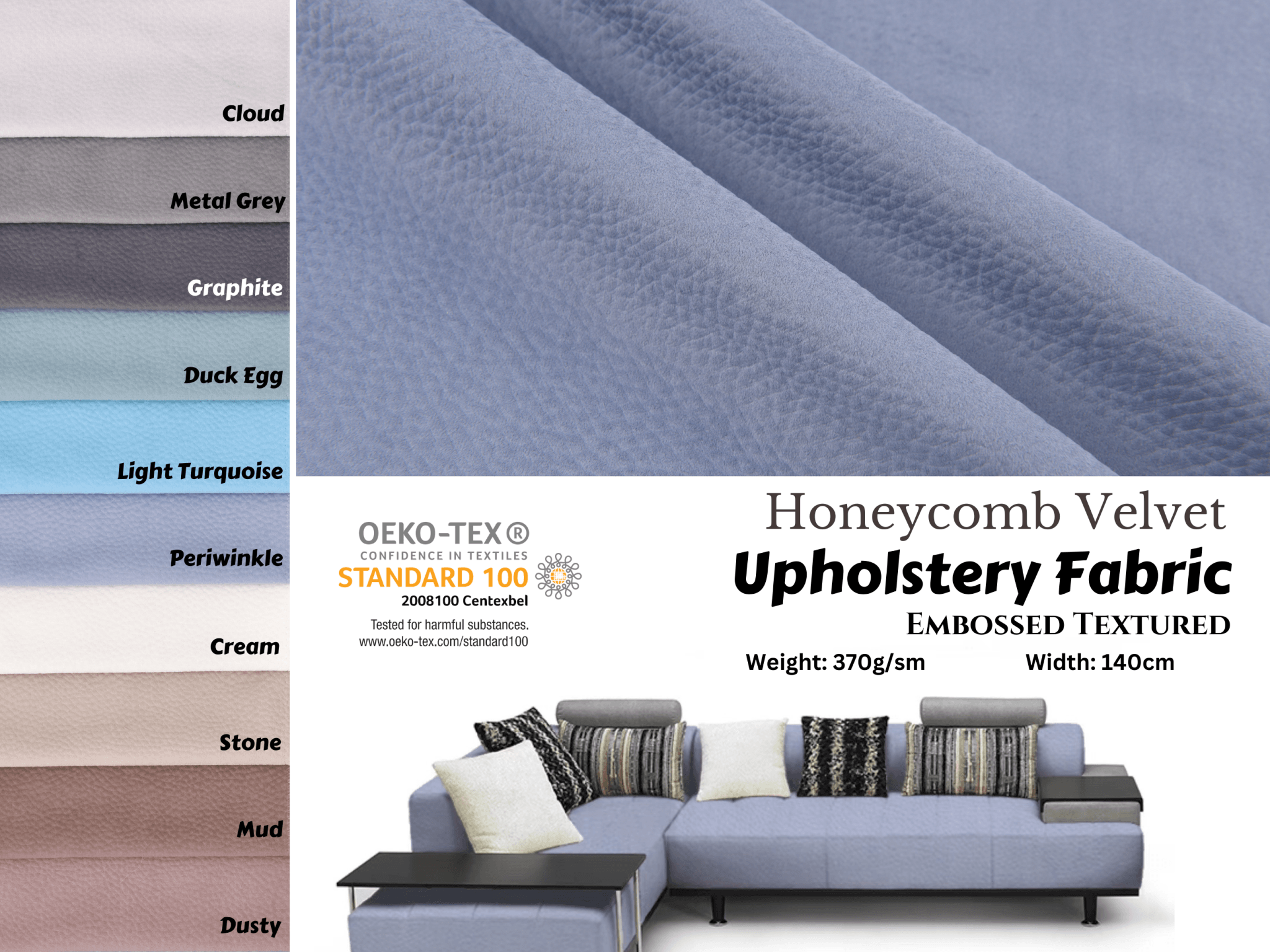 Honeycomb Velvet Upholstery Fabric GK-6578/22 – G.k Fashion Fabrics