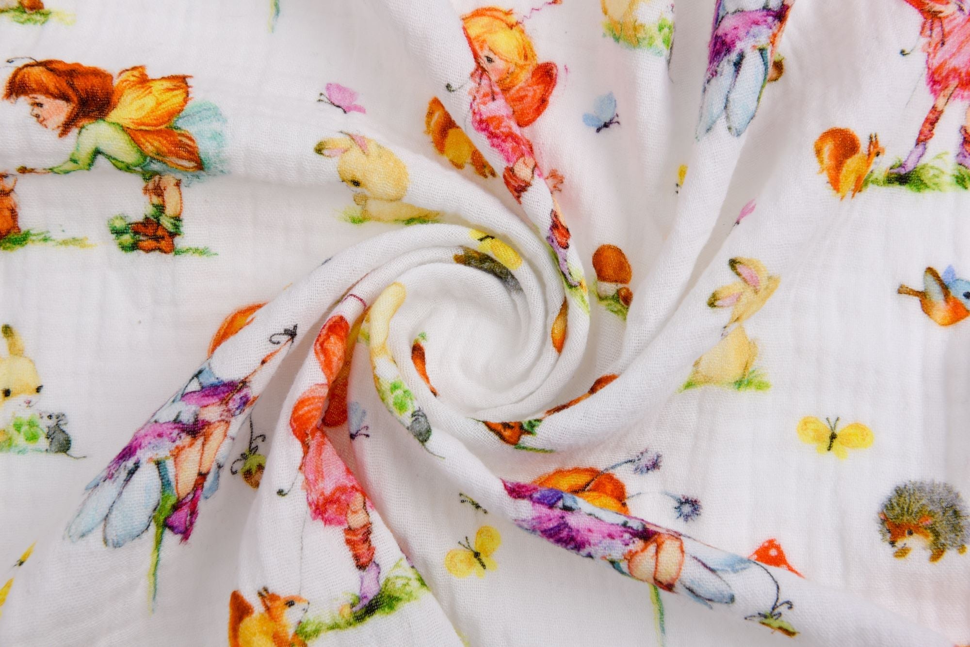 Organic Double Gauze Muslin Digital Kids Children Print Fabric – G.k ...