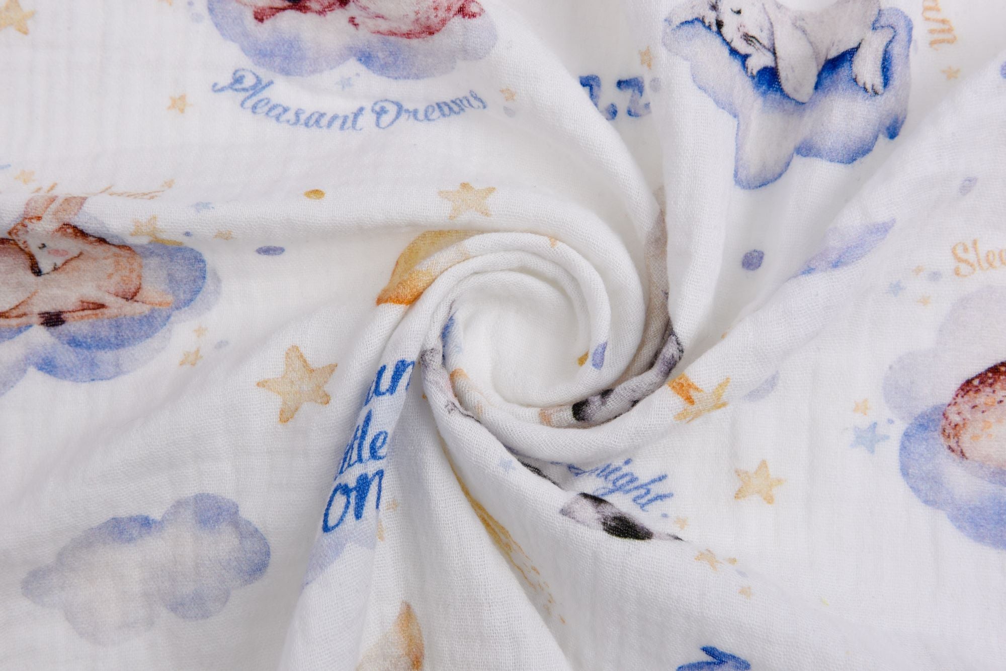 Organic Double Gauze Muslin Digital Kids Children Print Fabric – G.k ...