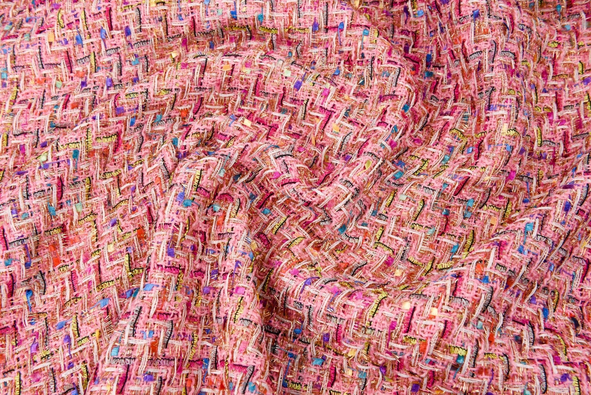 Wool Blended Tweed Fabric Premium Designer Made – G.k Fashion Fabrics