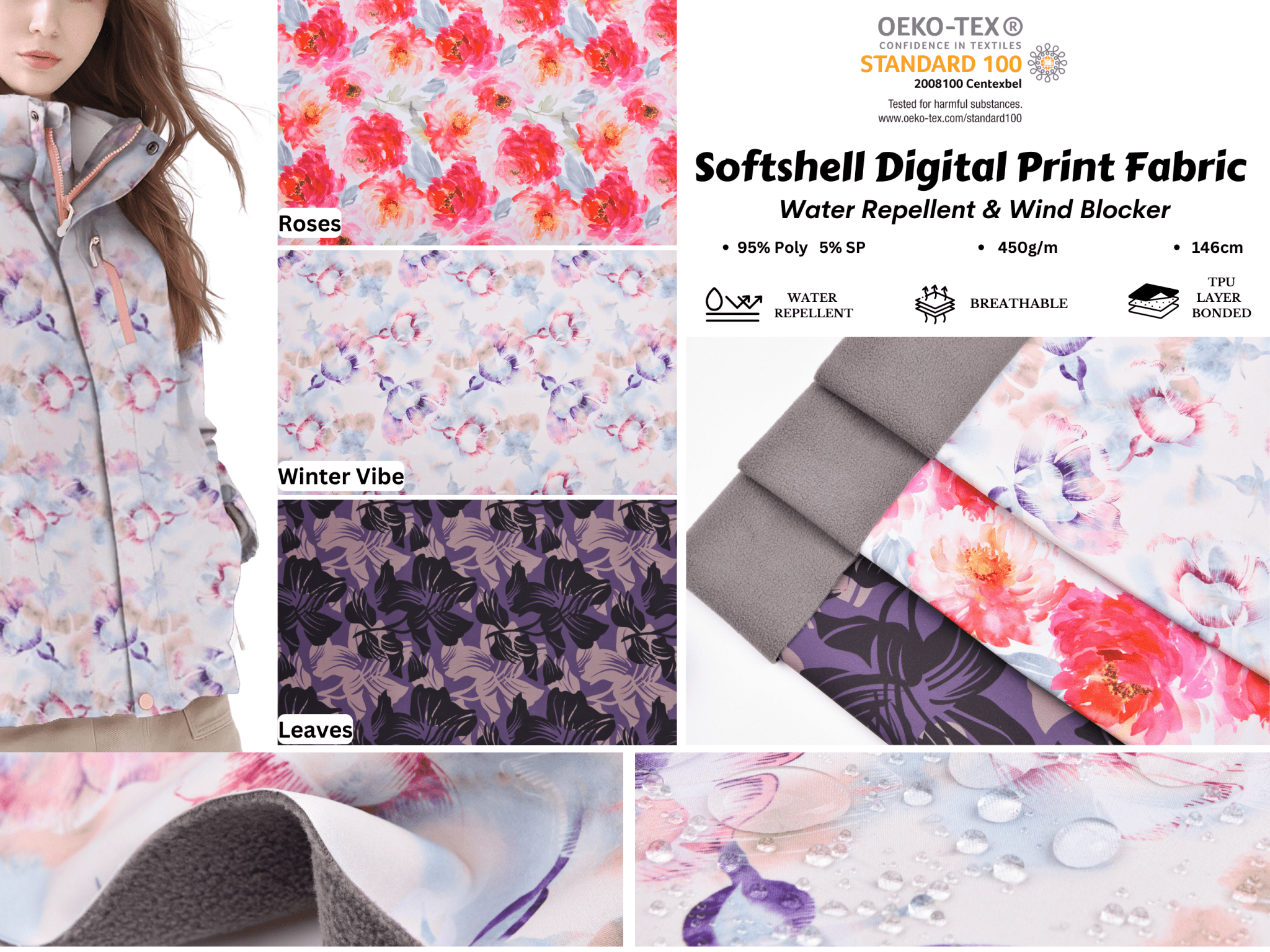 Softshell Digital Print Fabric – G.k Fashion Fabrics
